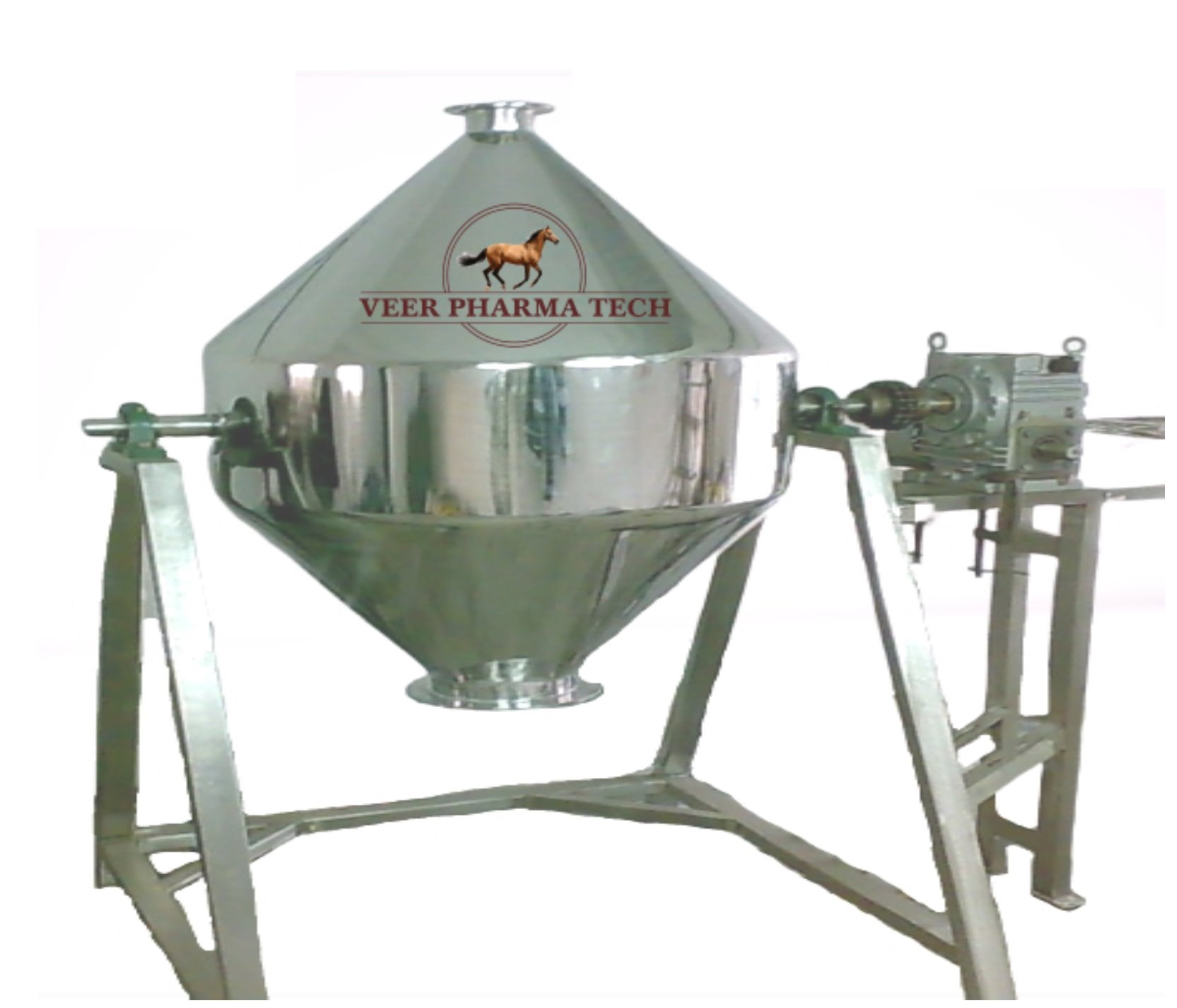 Steel Double Cone Blender - Veer Pharma Tech Steel Double Cone Blender - Veer Pharma Tech